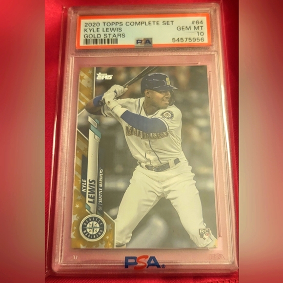 Topps | Other | Kyle Lewis Gold Stars Psa Gem Mt Card | Poshmark